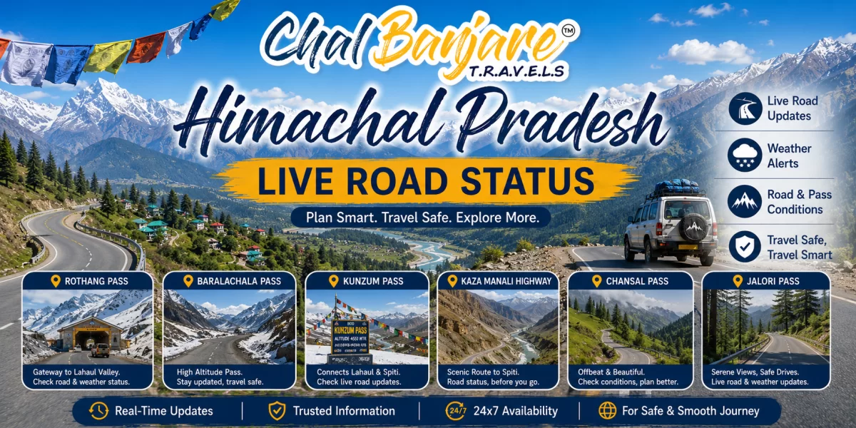 Himachal Pradesh Live Road Status Today 2026 – Manali, Kasol, Jibhi ...